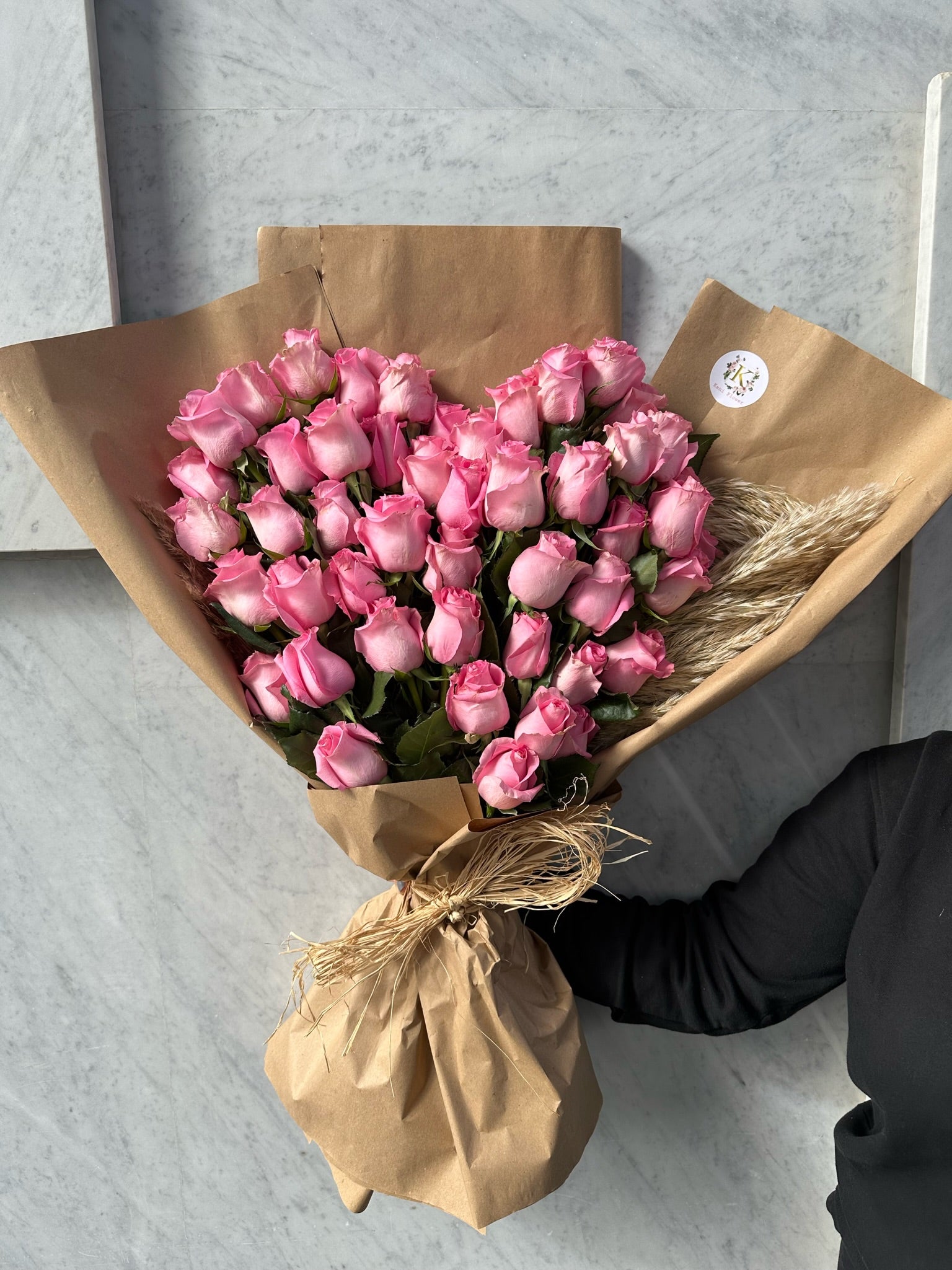 Pink Heart – Keni Flower Shop
